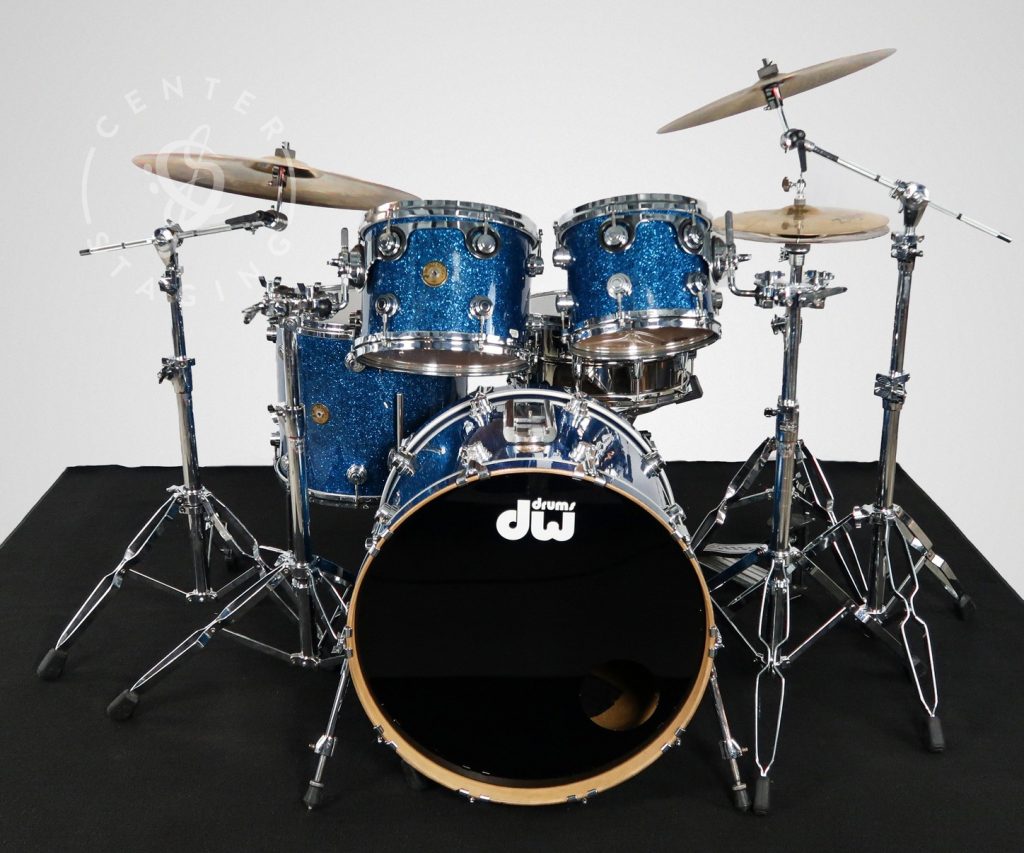 DW Blue Sparkle Drum Kit - CenterStaging - Rehearsal Studios and ...