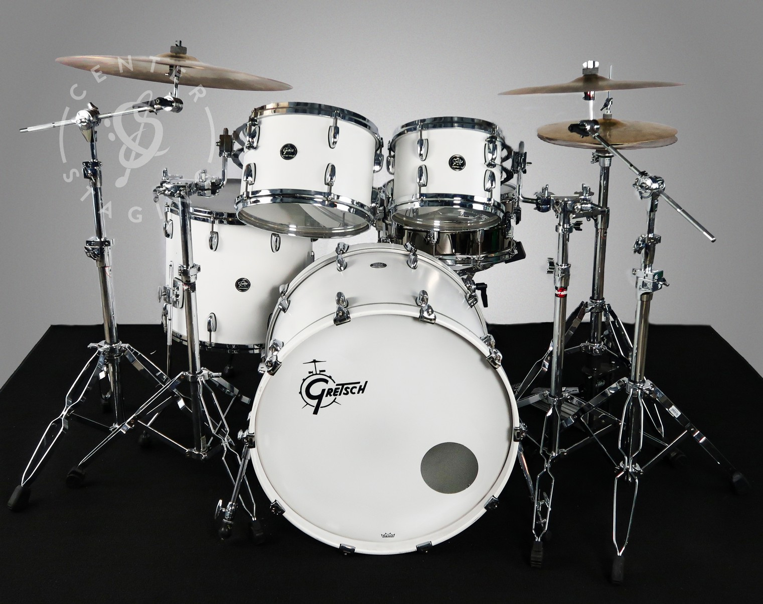 Gretsch White Drum Kit - CenterStaging - Rehearsal Studios and Musical ...